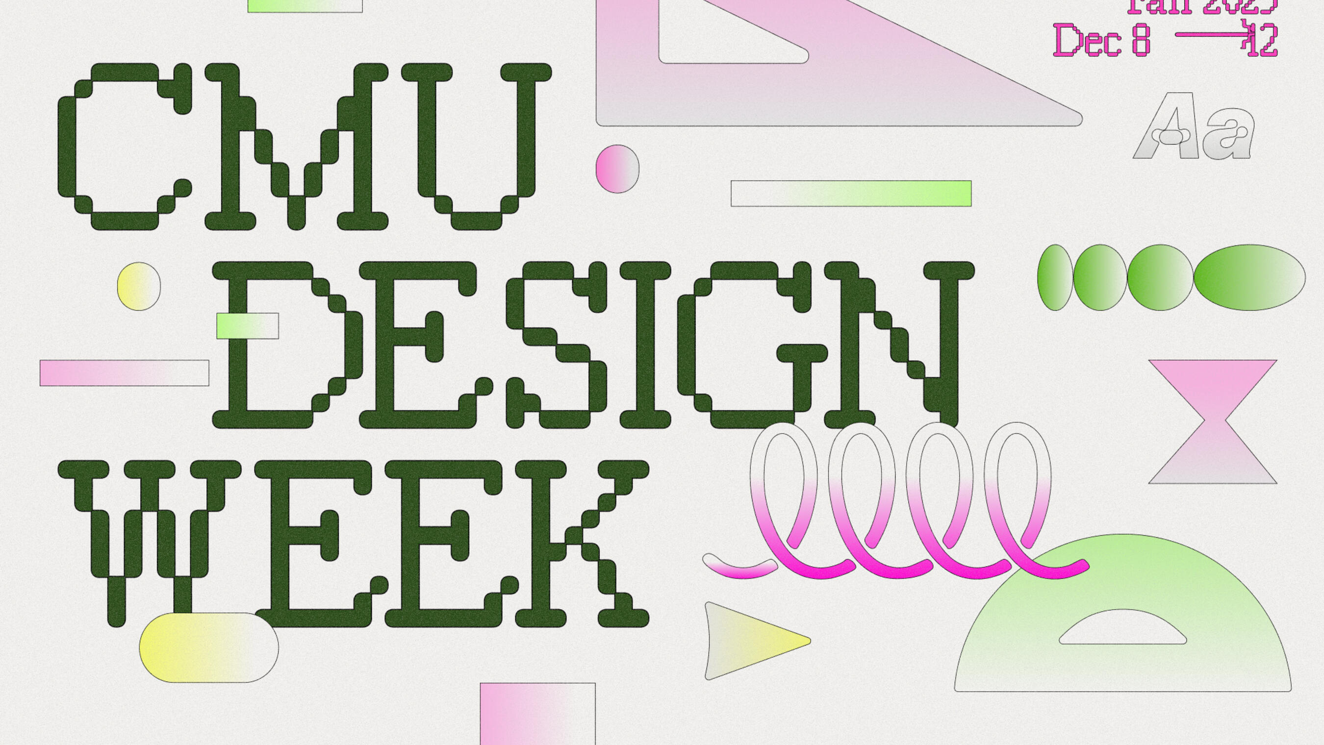 Design Week Schedule - Fall 2025 | CMU School of Design
